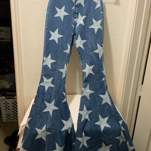 toast hearts | Jeans | Toast Heart Denim Slit Flare Leg Jeans Sizes ...